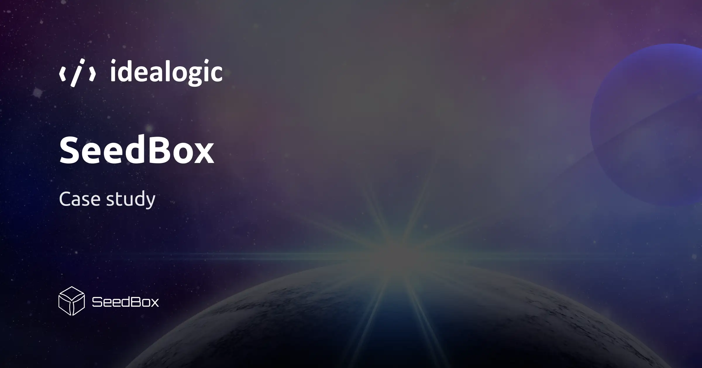 SeedBox: DeFi Platform | Idealogic